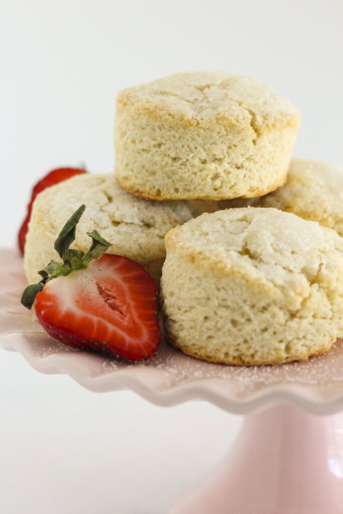 Easy Sweet Biscuits {for Strawberry Shortcake} - Practically Homemade