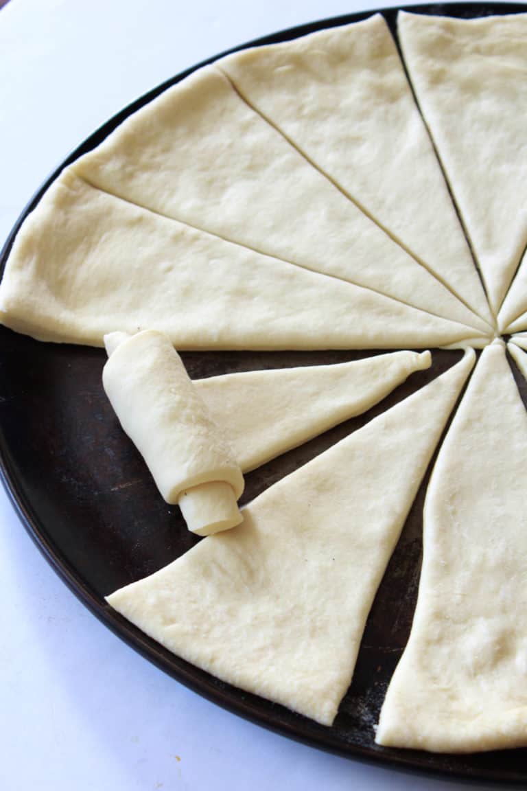 One Rise Crescent Rolls - Practically Homemade