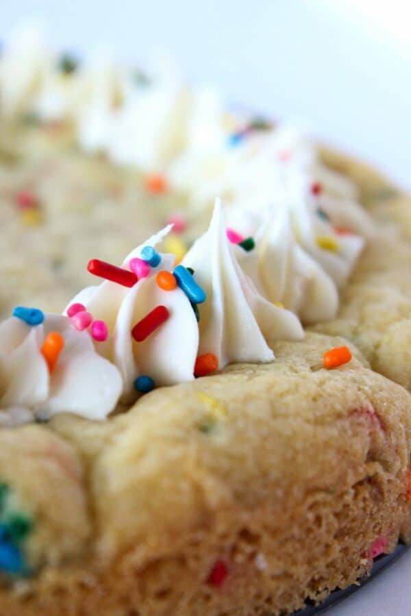 Super Easy Birthday Cake Cookie Recipe | Practically Homemade
