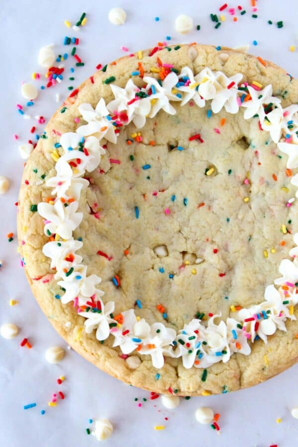 Super Easy Birthday Cake Cookie Recipe | Practically Homemade