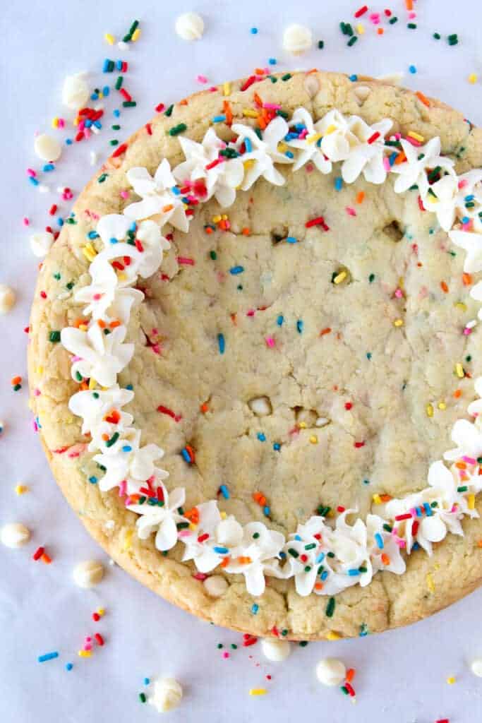 Super Easy Birthday Cake Cookie Recipe | Practically Homemade