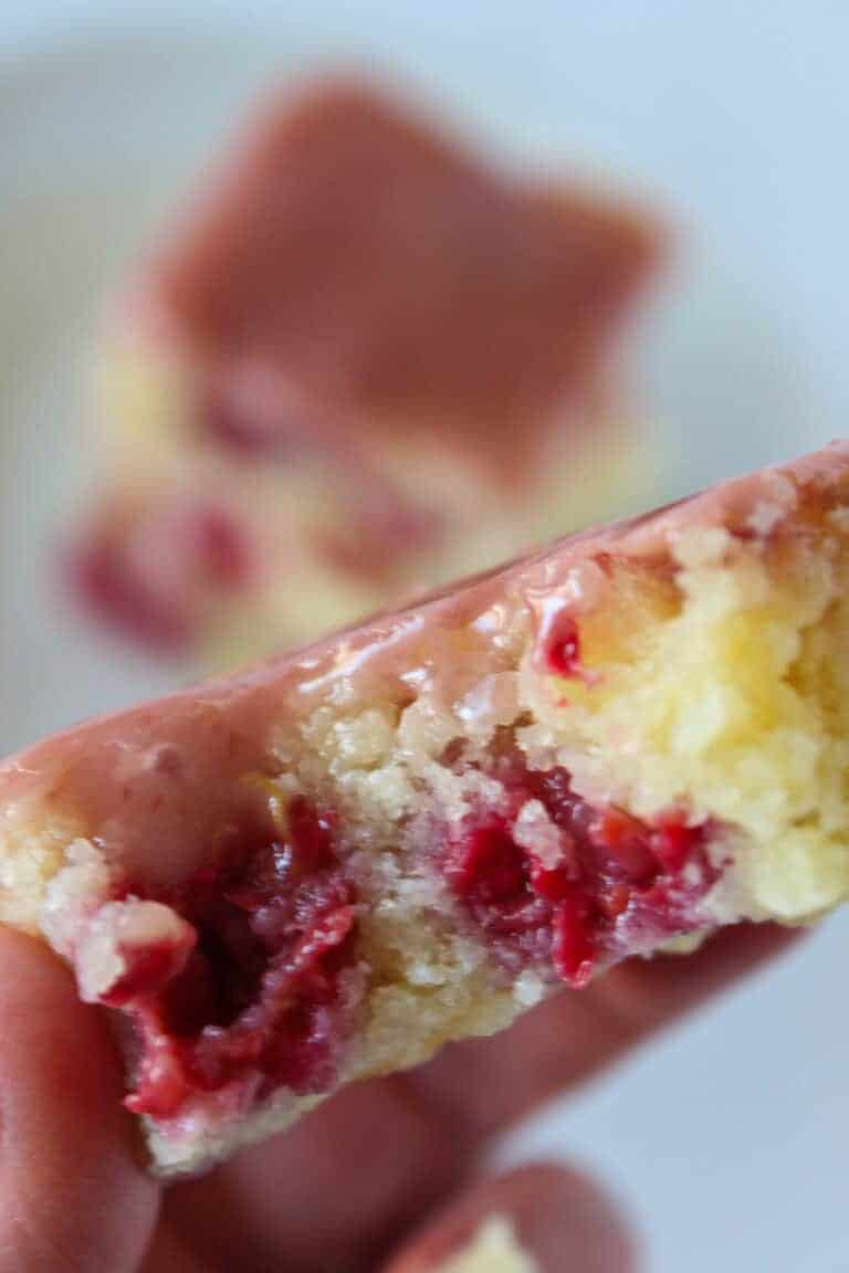 Raspberry Lemonade Bars Recipe | Practically Homemade
