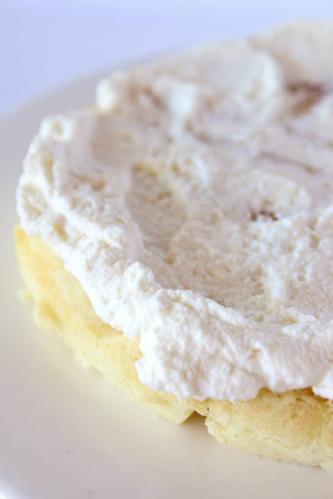 Layered Vanilla Waffle Cake Recipe | Desserts | Practically Homemade