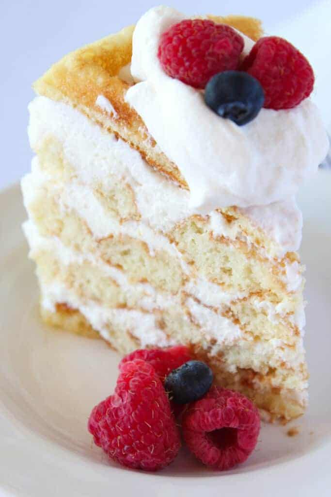 Layered Vanilla Waffle Cake Recipe | Desserts | Practically Homemade