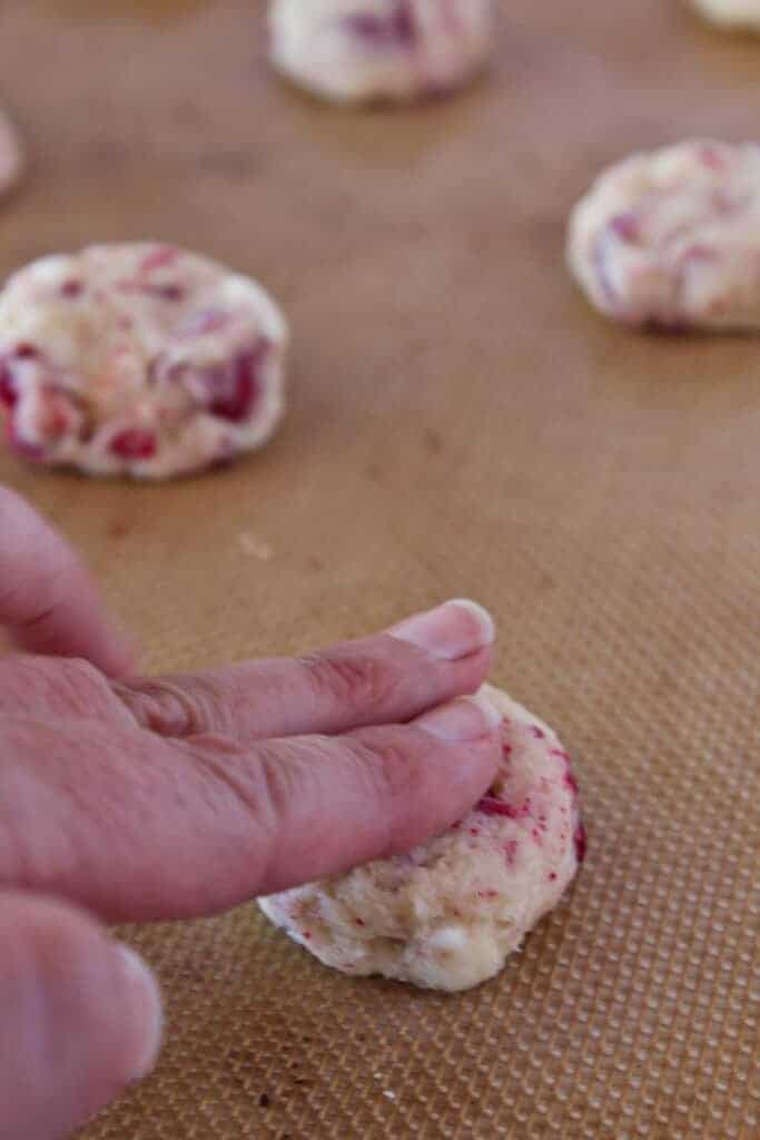 Subway's Raspberry Cheesecake Cookies Recipe - Practically Homemade