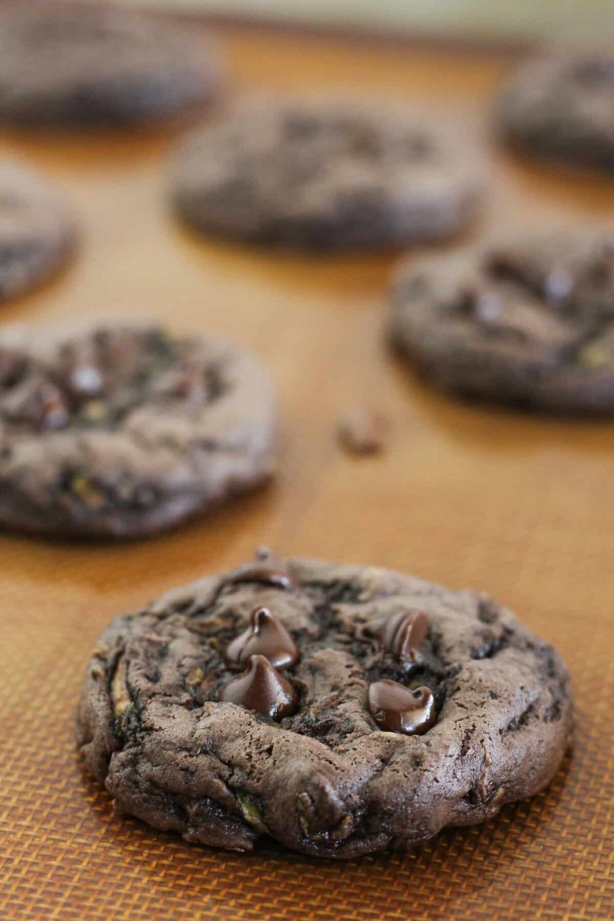Incredible Chocolate Zucchini Cookies | Practically Homemade
