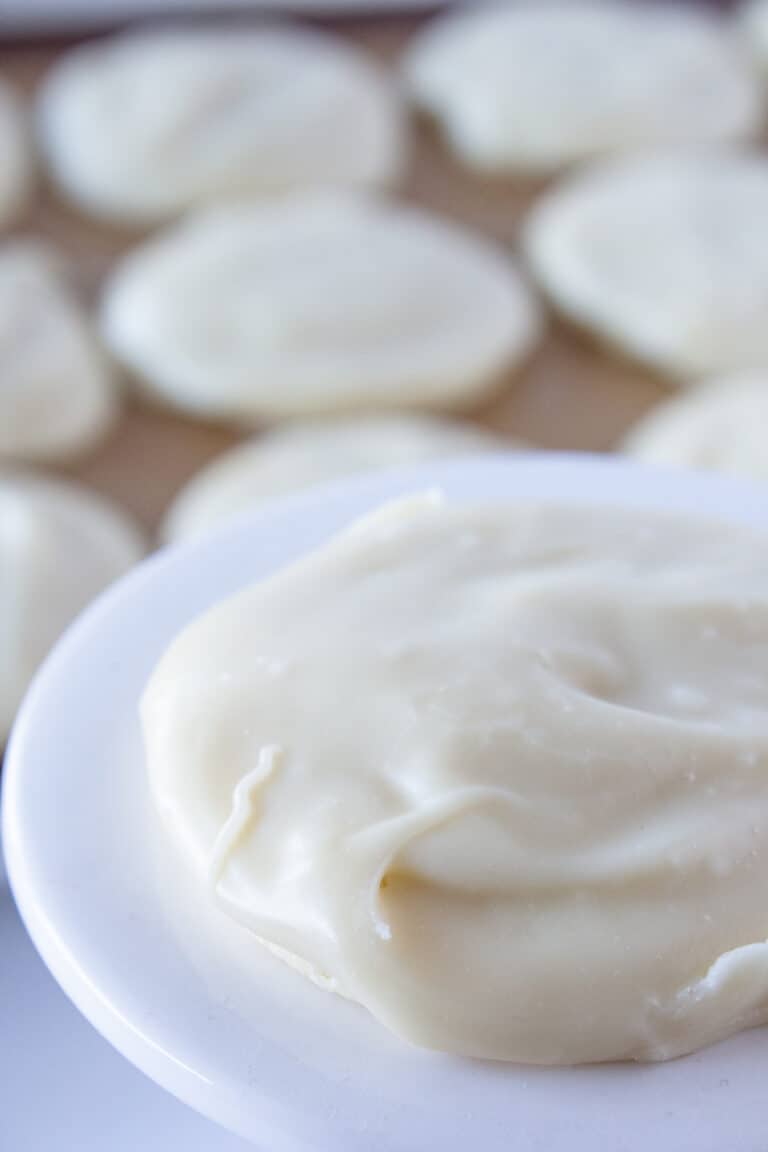 White Sheet Cake Cookies with a Cake Mix | Practically Homemade