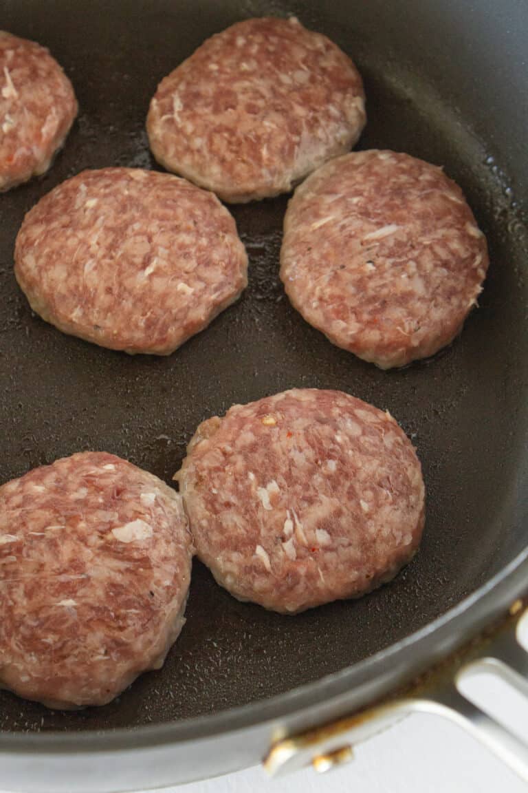 Pancake Sausage and Egg Sliders | Practically Homemade