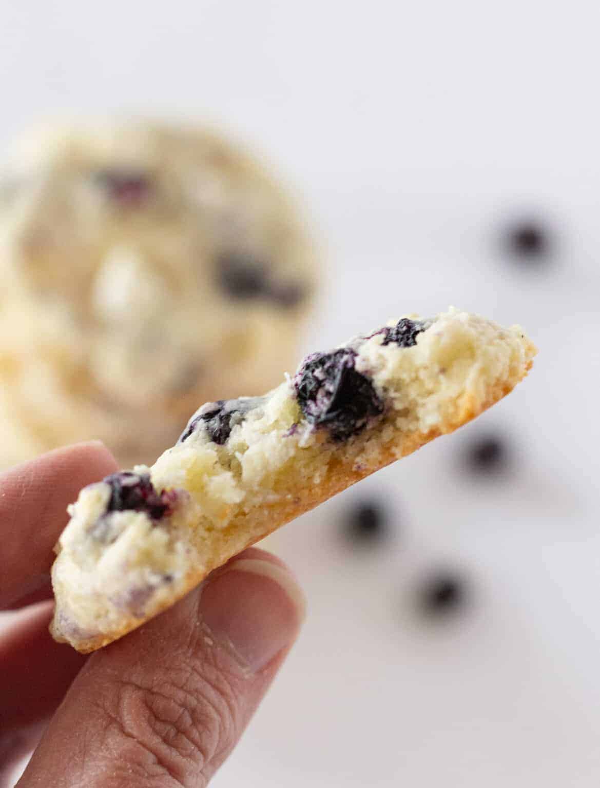 Easy Blueberry Cheesecake Cookies | Practically Homemade