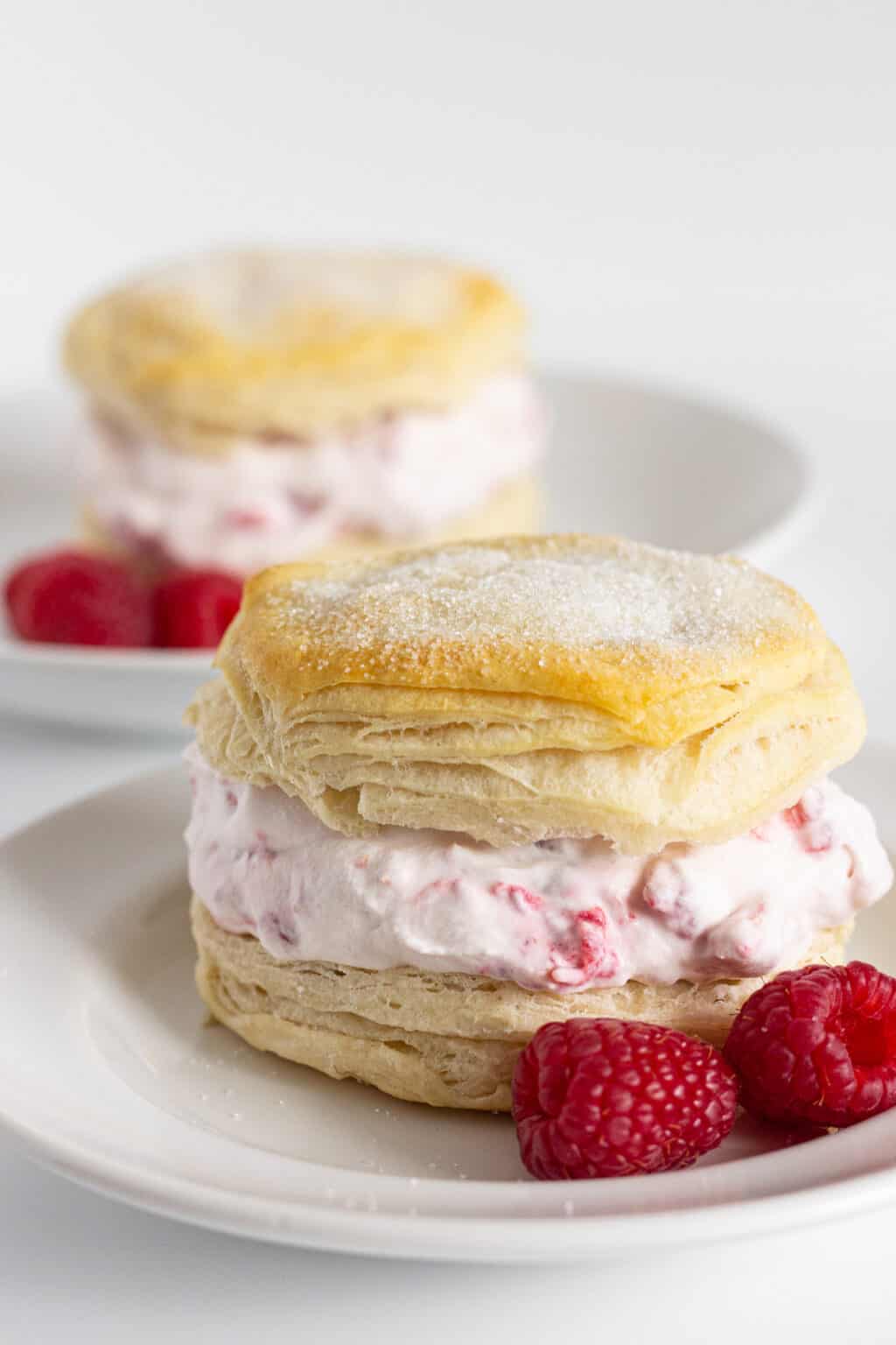 Easy Raspberry Shortcake Recipe - Practically Homemade