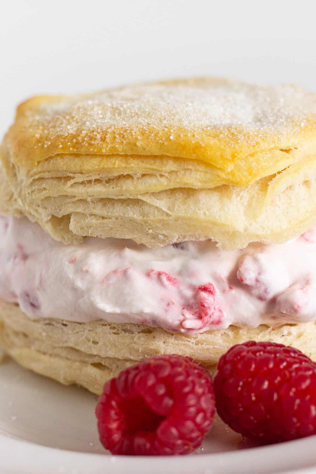 Easy Raspberry Shortcake Recipe - Practically Homemade