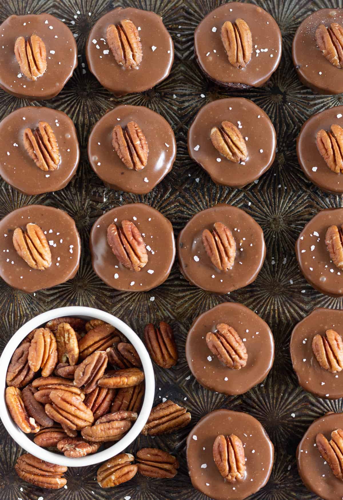 Easy No Bake Texas Sheet Cake Bites - Practically Homemade