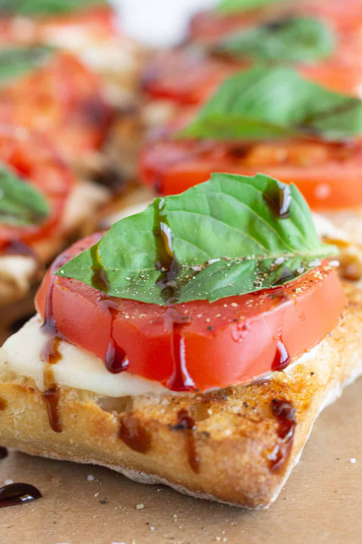 Caprese Toast Recipe - Practically Homemade