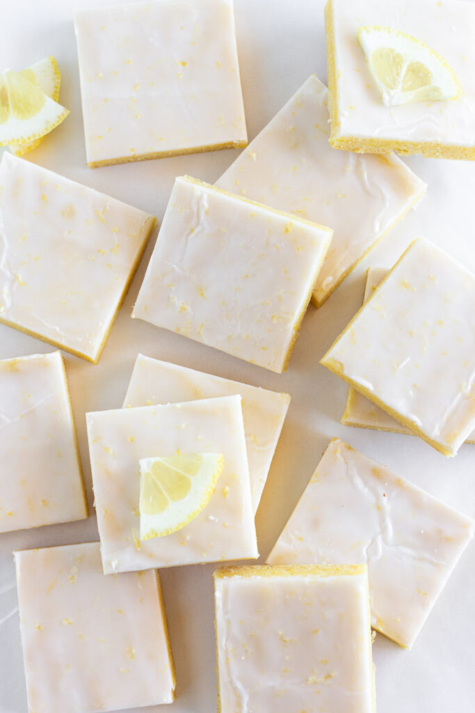 Easy Lemon Cookie Bars - Practically Homemade
