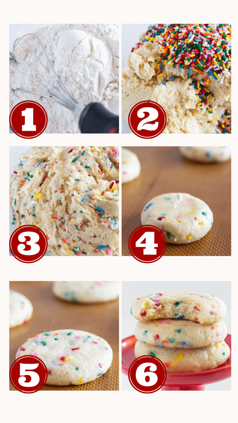 Easy Sprinkle Sugar Cookies with a Cake Mix - Practically Homemade