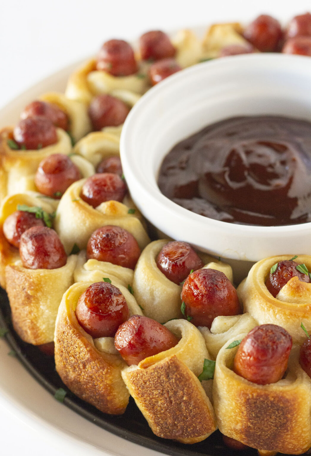 Easy Pigs in a Blanket Wreath | Practically Homemade