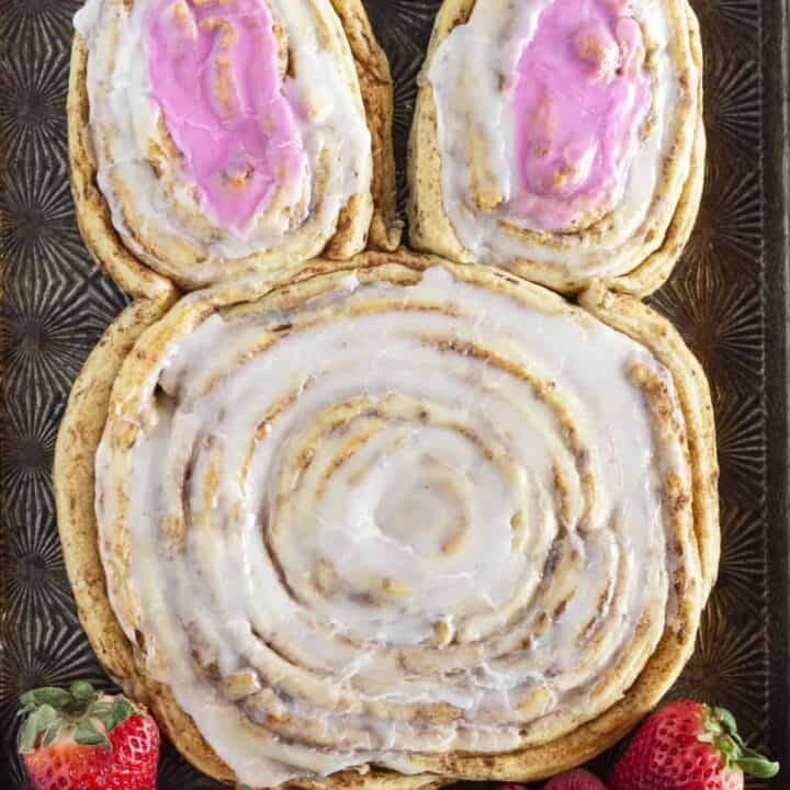Cinnamon Roll Bunny - Practically Homemade