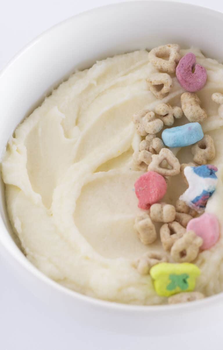 The Best Cereal Milk Frosting - Practically Homemade