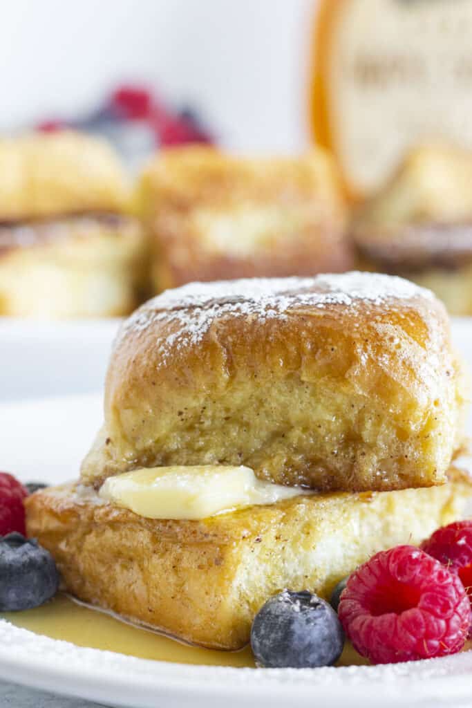 The Best Hawaiian Roll French Toast - Practically Homemade