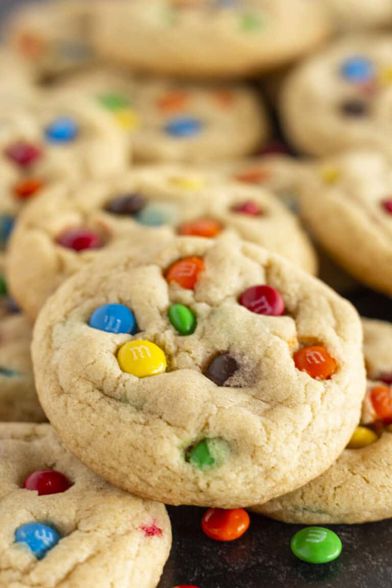 Best Mini M&M Cookies | Practically Homemade