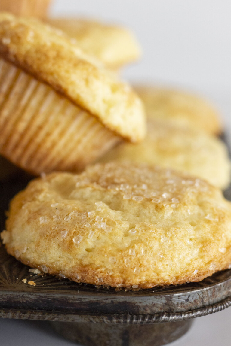 Moist Vanilla Muffins Recipe - Practically Homemade
