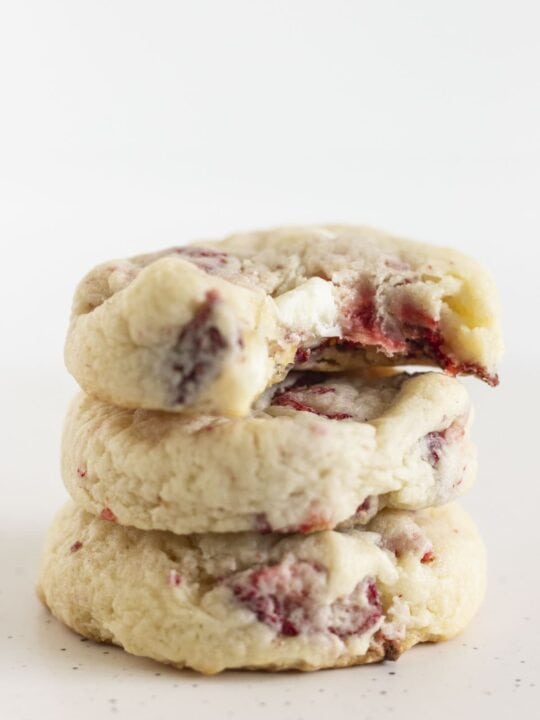 Easy Strawberry Jam Thumbprint Cookies - Practically Homemade