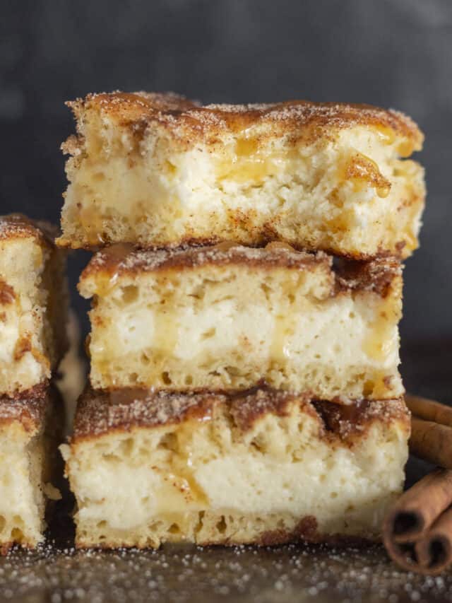 Easy Baked Churros with Puff Pastry - Practically Homemade