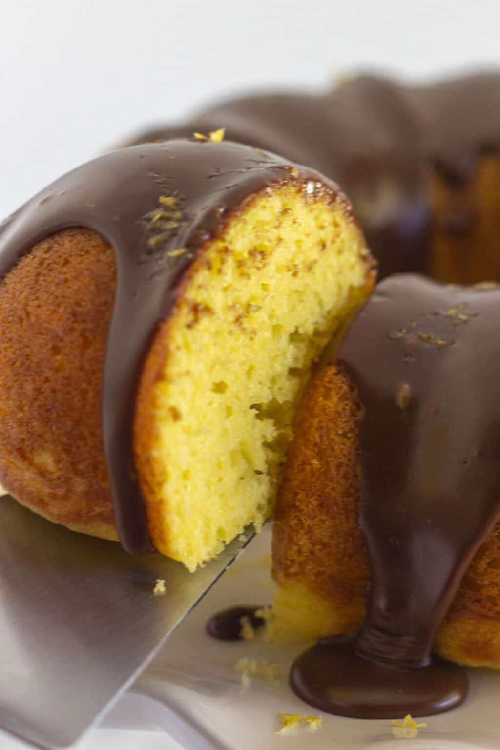 The Best Chocolate and Lemon Bundt Cake Recipe - Practically Homemade