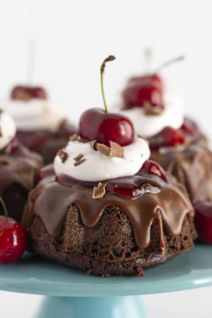 Easy Mini Black Forest Cakes Recipe - Practically Homemade