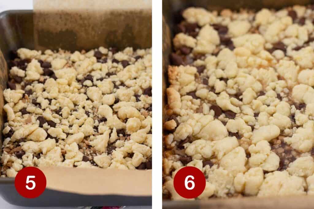 Easy Toffee Cookie Bars with Chocolate Chips | Practically Homemade