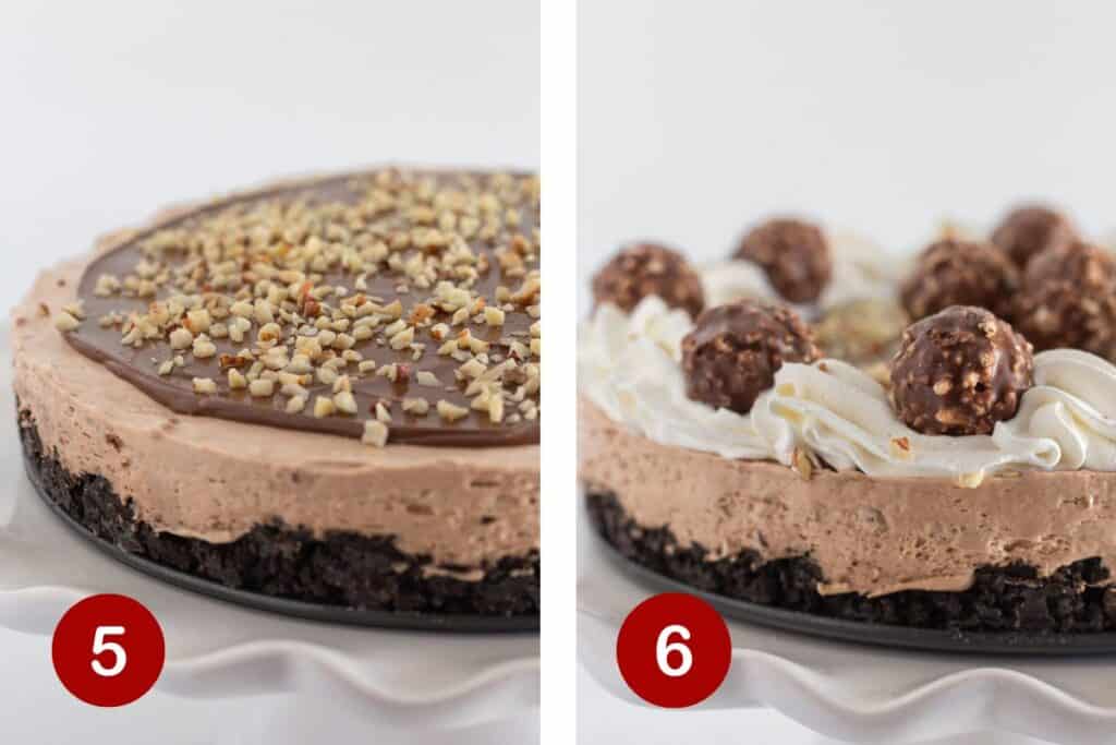 The Best No-Bake Ferrero Rocher Cheesecake - Practically Homemade