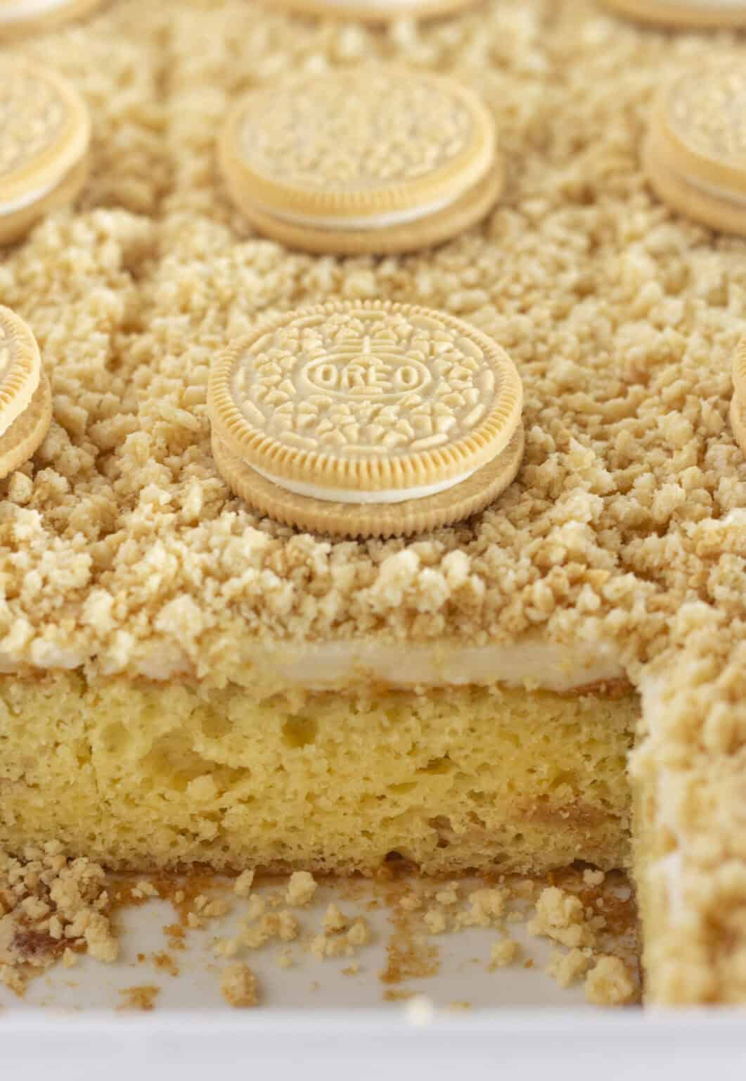 The Best Golden Oreo Cake Recipe - Practically Homemade