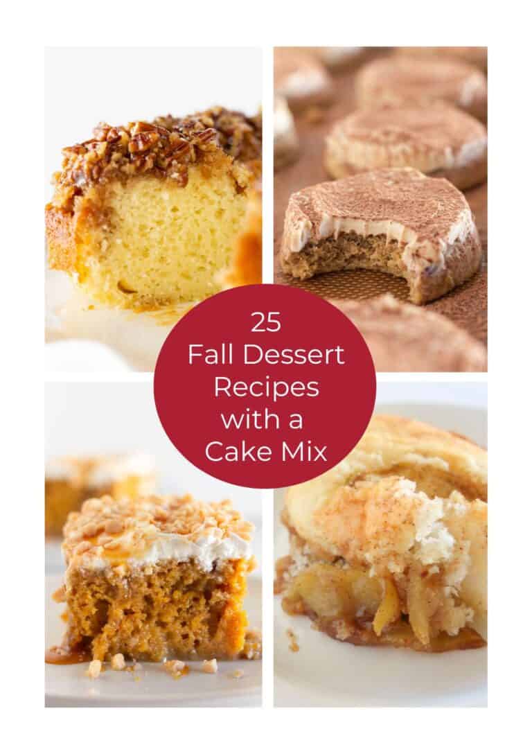 25 Fall Desserts you can make with a Cake Mix - Practically Homemade